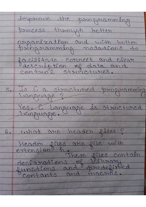 Solution Important Notes C Programming Language Studypool