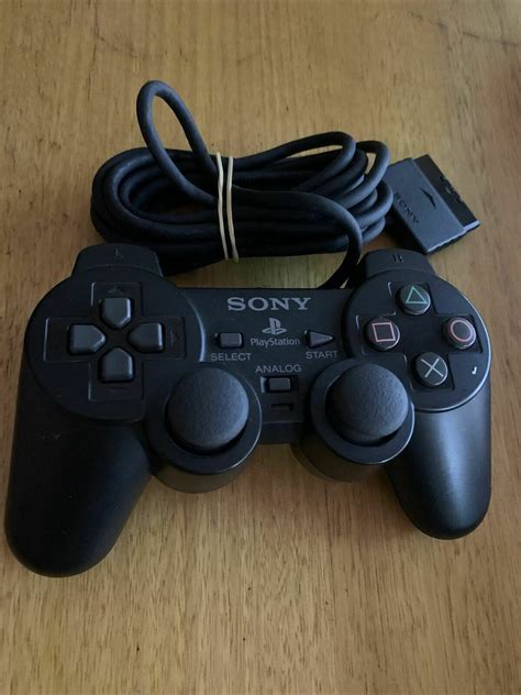 Genuine Sony Playstation 2 Ps1 Ps2 Analog Controller Dualshock 2 Wired