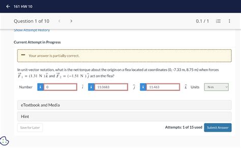 Solved In Unit Vector Notation What Is The Net Torque