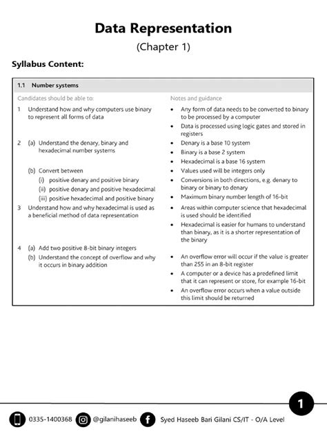 Chapter 1 Data Representation Pdf Ip Address I Pv6