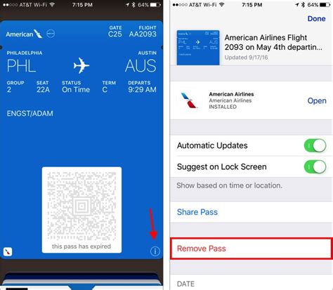How To Add Boarding Pass To Apple Wallet American Airlines Parker