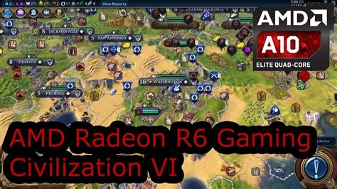 Amd Radeon R6 Gaming Civilization Vi Carrizo A10 8700p A8 8600p