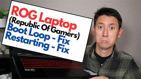 How To Fix Asus Rog Boot Loop Stuck Restarting Loop Fix Youtube