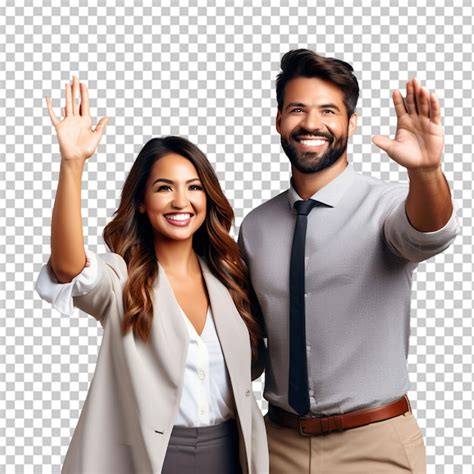 Premium Psd School Teacher In Front Of Class With Raised Hands