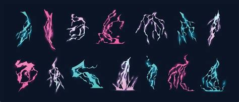 Cartoon Lightning Effect Vector Art Icons And Graphics For Free Download