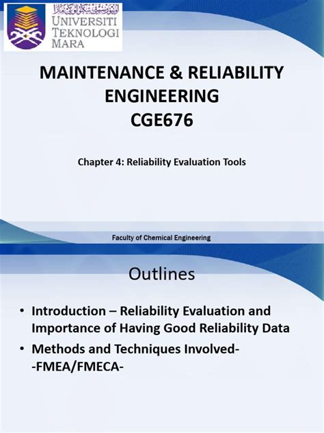 Reliability Input Pdf