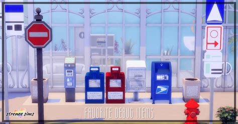 Favorite Debug Items Set 1 Strenee Sims