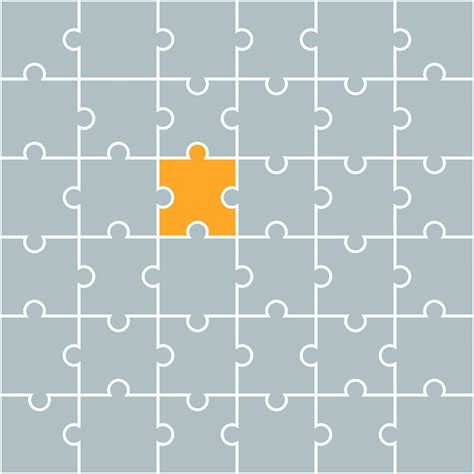 Orange Jigsaw Pattern Jigsaw Line Pattern Jigsaw Seamless Pattern Decorative Elements