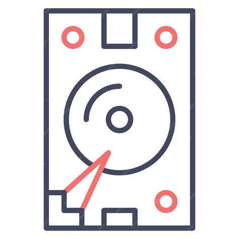 Premium Vector Hard Disk Vector Illustration Style Premium Vector Hard Disk Vector Illustration Style