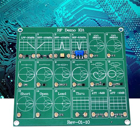 Rf Test Board 18 Functional Modules Rf Demo Kit Nanovna Rf Test Module Vector Network Analyzer