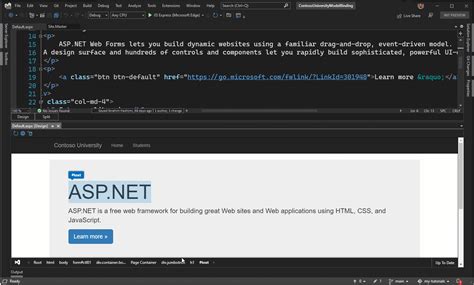 Design Your Web Forms Apps With Web Live Preview In Visual Studio 2022