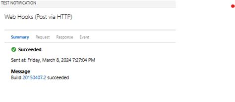 How To Trigger A Webhook After Azure Pipeline Run Completes Stack