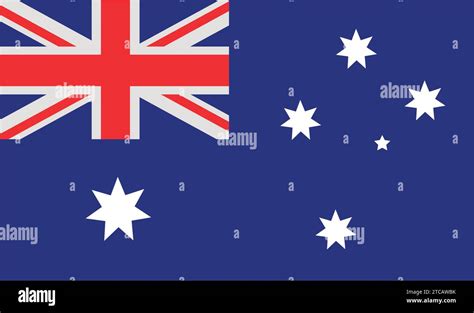 Australia Flag Illustration Stock Vector Image And Art Alamy