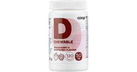 Coop D50 Vitamiini Näritavad Tabletid 120 Tk Prisma Alati Odavad