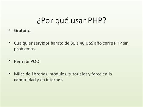 Introducción A La Programación Web Con Php5