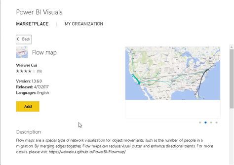 Flow Map Chart In Power BI Desktop
