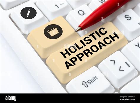 Text Caption Presenting Holistic Approach Business Concept Characterized Belief That Parts