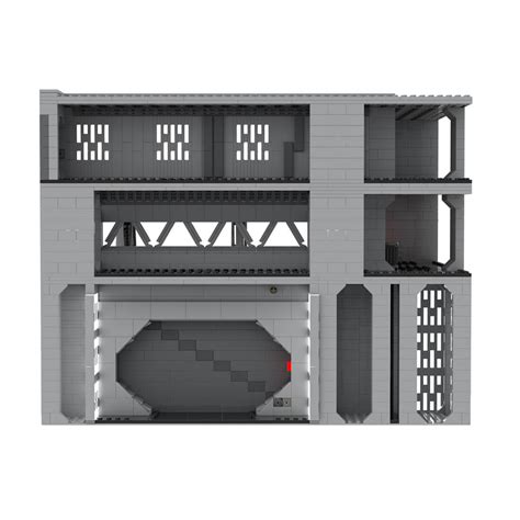 Moc 153410 Diy Assembly Sci Fi Interstellar Fleet Fighter Hangar Model