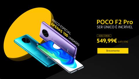 Poco F Pro entra oficialmente em pré venda na loja online da Xiaomi em Portugal