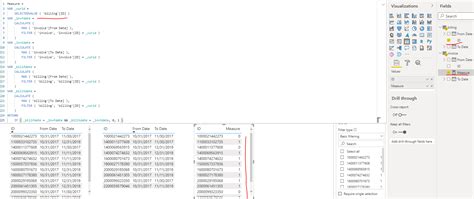 solved compare two sets of columns on different tables by