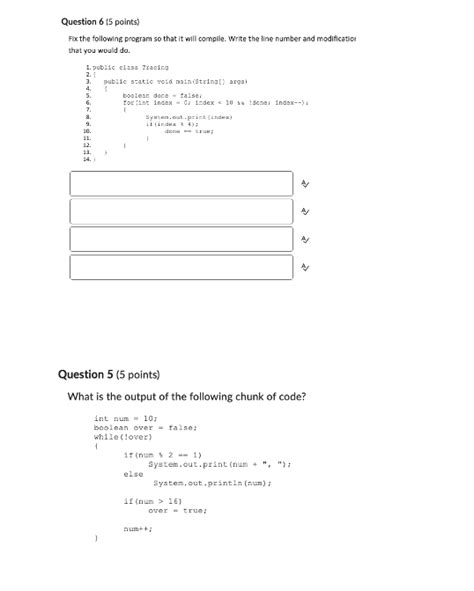 Solved Question 6 5 ﻿pointsfix The Following Program So