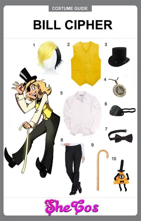 How To Get A Real Life Bill Cipher Costume Shecos Blog