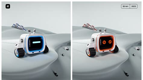 Lazy Robot 3d On Behance