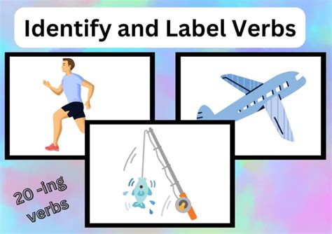 Identify And Label Verbs By Sunny Socal Slpa Tpt