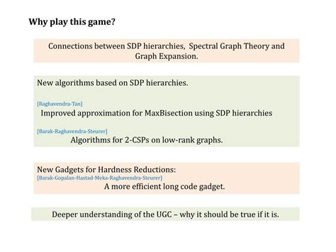 PPT On The Power Of Semidefinite Programming Hierarchies PowerPoint Presentation ID