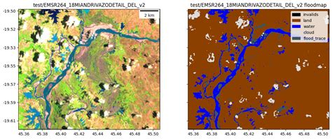 Inference With Clouds Aware Floods Segmentation Model ML Floods