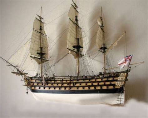 Papercraft Kit Hms Victory Ship 3d Paper Model Crafting Kit Pdf Plans