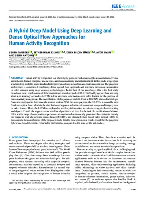 pdf a hybrid deep model using deep learning and dense optical flow