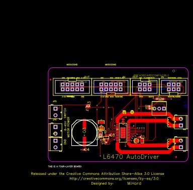 AutoDriver Stepper Motor Driver Open Hardware Copy OSHWLab