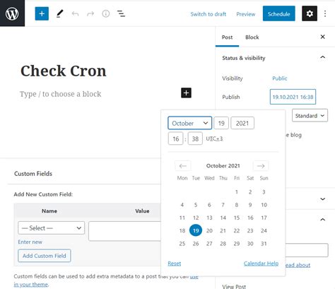 Wordpress Cron Task Scheduler — Codex