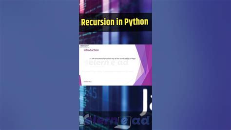 Recursion In Python Language Coding Bca Programming Bcaentrance Pythonprogramming