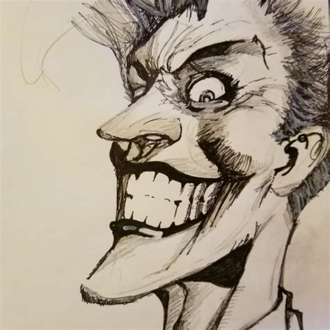 Jim Lee Joker Sketch