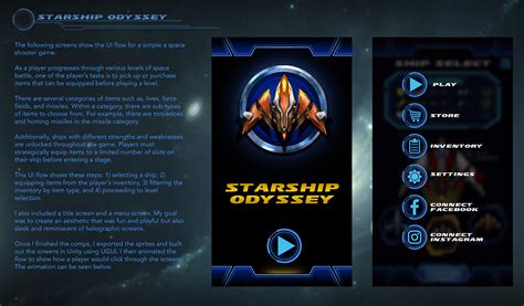 Space Game UI On Behance