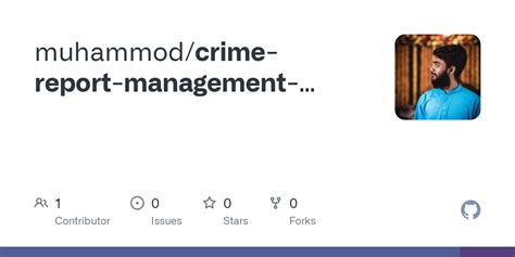 Github Muhammodcrime Report Management System