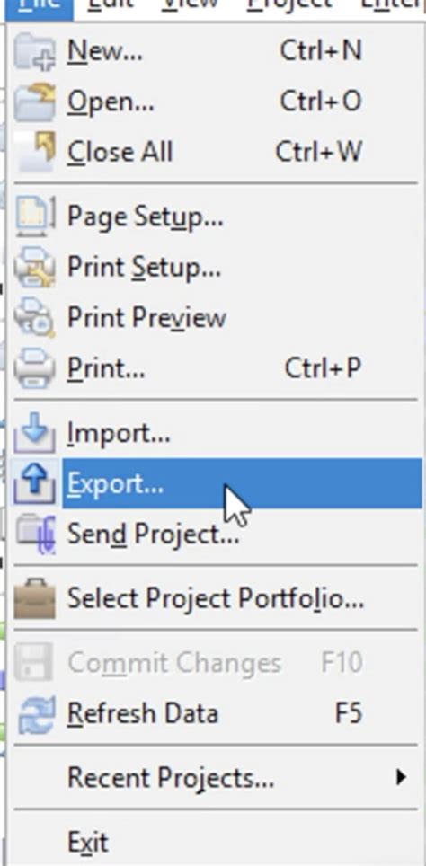 How To Export Primavera P Data Ten Six Consulting