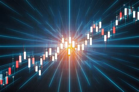 Dynamic Stock Market Graph Fluctuating Symbolizing The Volatility And Dynamism Of Financial