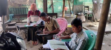 နတ်မောက်မြို့တွင် ပန်းခင်းစီမံချက်အဆင့် ၃ ဖြင့် အိမ်ထောင်စုလူဦးရေစာရင