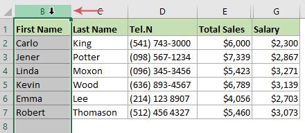 Quickly Unhide Columns In Excel A Step By Step Guide
