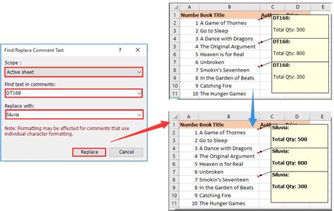 How To Change All Comments Author Name In Excel