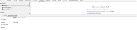 android chrome devtools remote debugging does not display connected