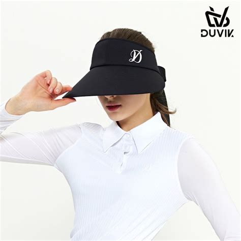 포스티 듀빅 여성 와이드챙 밴드 리본 썬바이저 Dd1wap742bk 포스티 듀빅 여성 와이드챙 밴드 리본 썬바이저 Dd1wap742bk