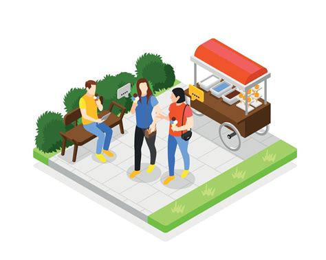 Introvert And Extrovert Isometric Composition Vector Art At Vecteezy