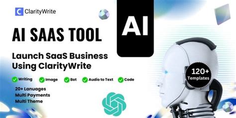 Claritywrite Ai Saas Tool Laravel Codester