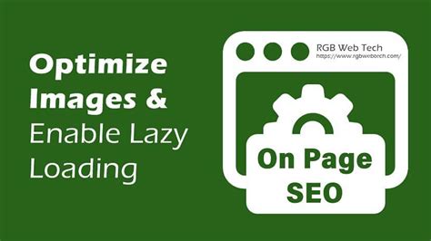 optimize images and enable lazy loading gybvc3zy learn