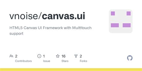 Github Vnoise Canvas Ui Html Canvas Ui Framework With Multitouch Support