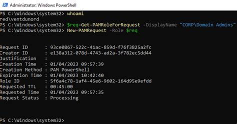 elévation de privilèges via pam privileged account management en powershell technologies